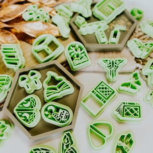 3D Lined Book Clay Cutter DIGITAL DOWNLOAD Book Builder Download STL ...