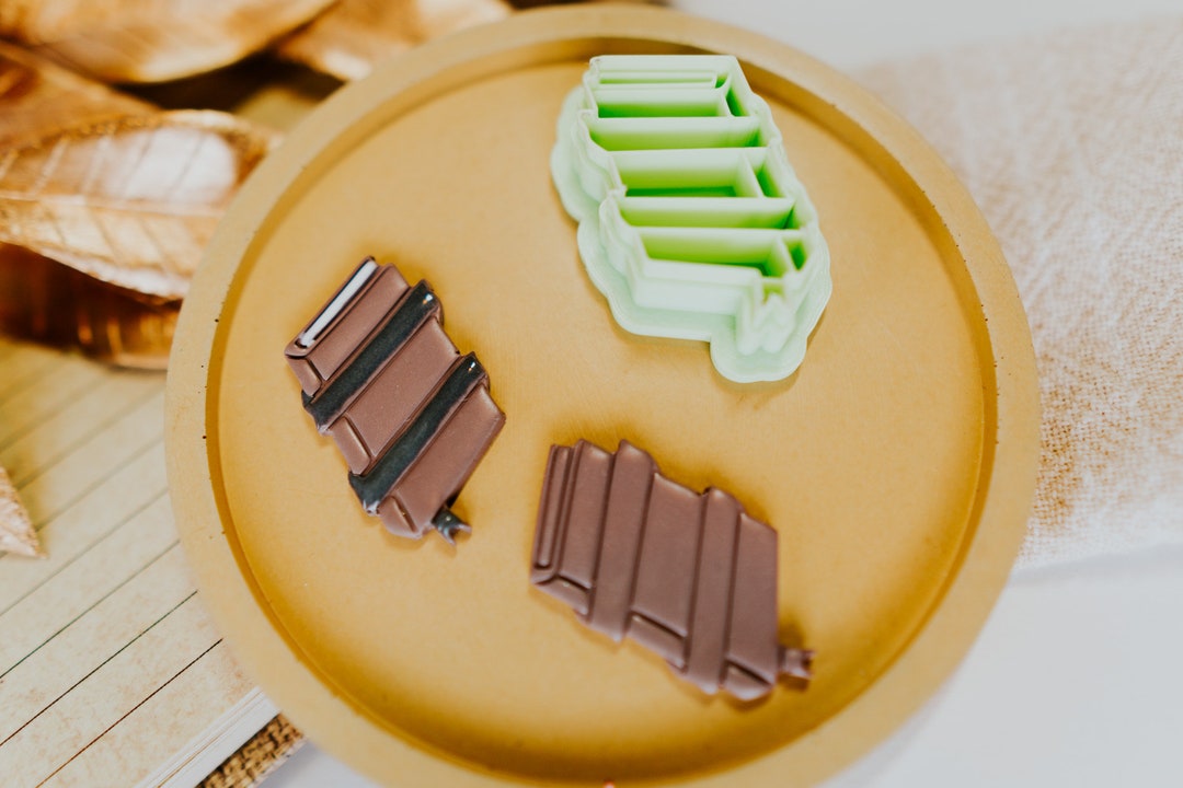 Ribbon Book Cutter Detailed Book Clay Cutter Bookish Clay Cutter ...