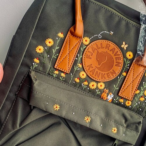 Fjallraven Kanken Embroidered/ Kanken Embroidery Pattern/ - Etsy