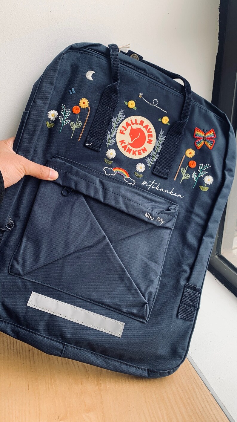 Fjallraven Kanken Embroidery Custom Backpack Adore This - Etsy