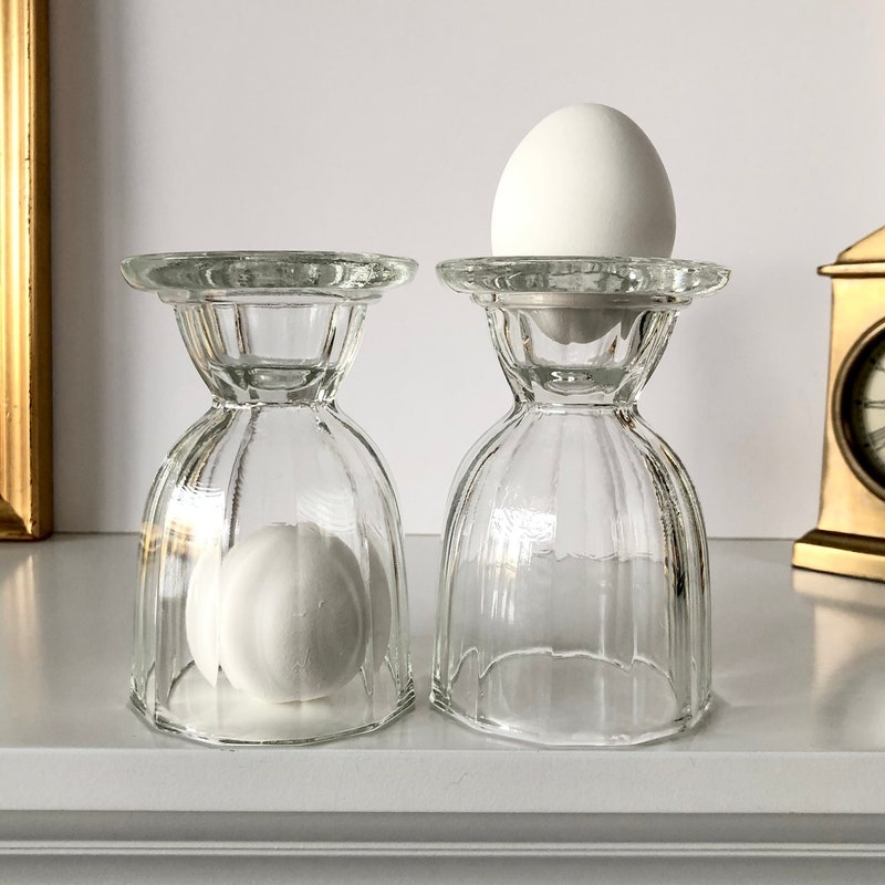 Glass Egg Cups - Etsy