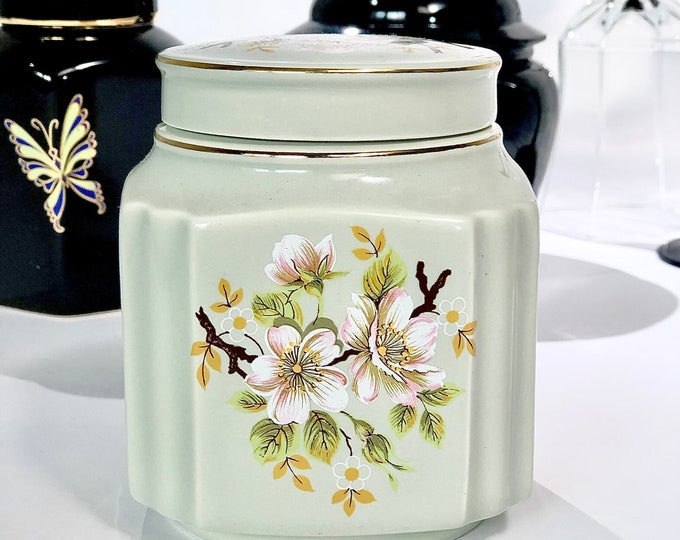 Vintage Sadler England Ginger Jar Tea Keeper, Trinket Storage Canister ...