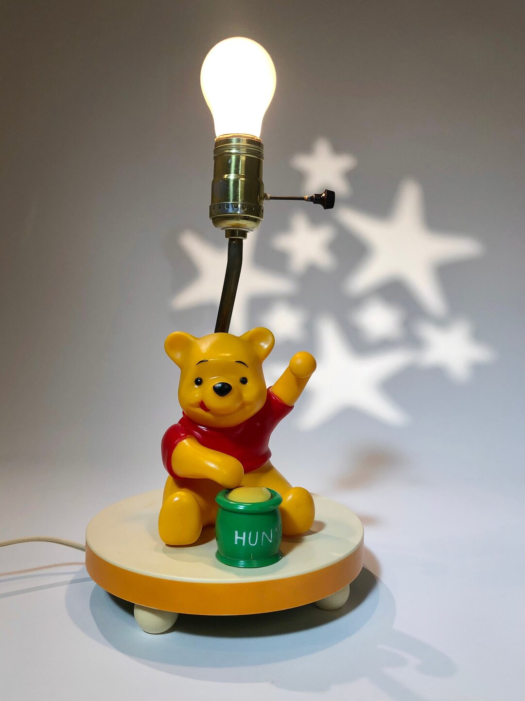 Vintage Winnie the Pooh Lamp 1980 Children's Bedside Lamp - Etsy