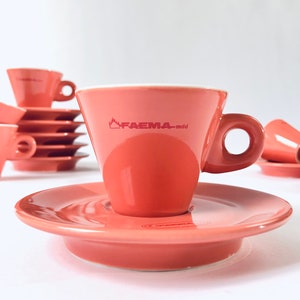 Espresso ACF Italy FAEMA Espresso Cup & Saucer Set, Rare Retro ...