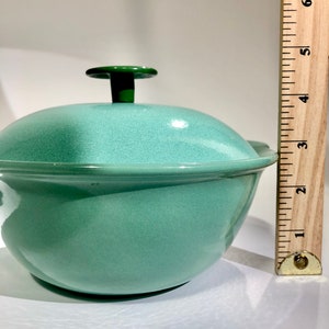 MCM Findlay 7 Enamel Cast Iron Casserole With Lid, 60s Mid Century ...