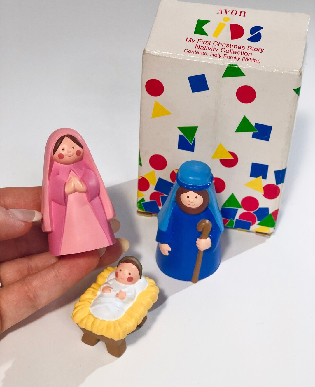 AVON My First Christmas Story Nativity Collection Set of Holy - Etsy