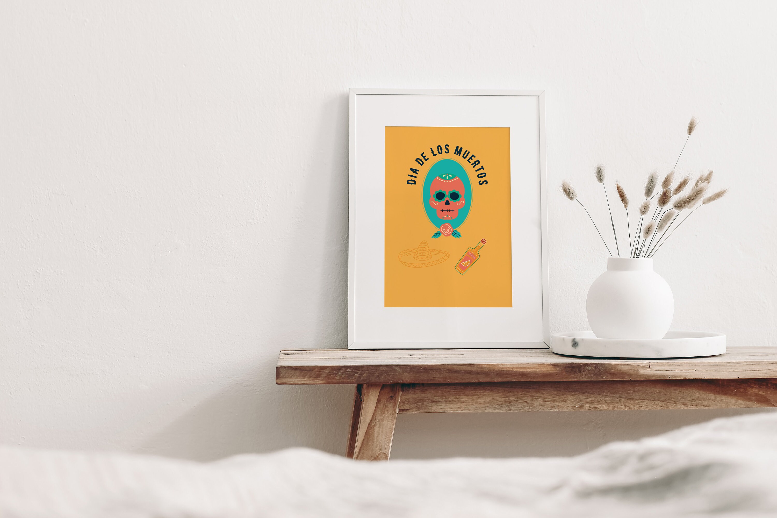 Dia Del Los MUERTOS PRINTABLE Art Digital Art Poster - Etsy