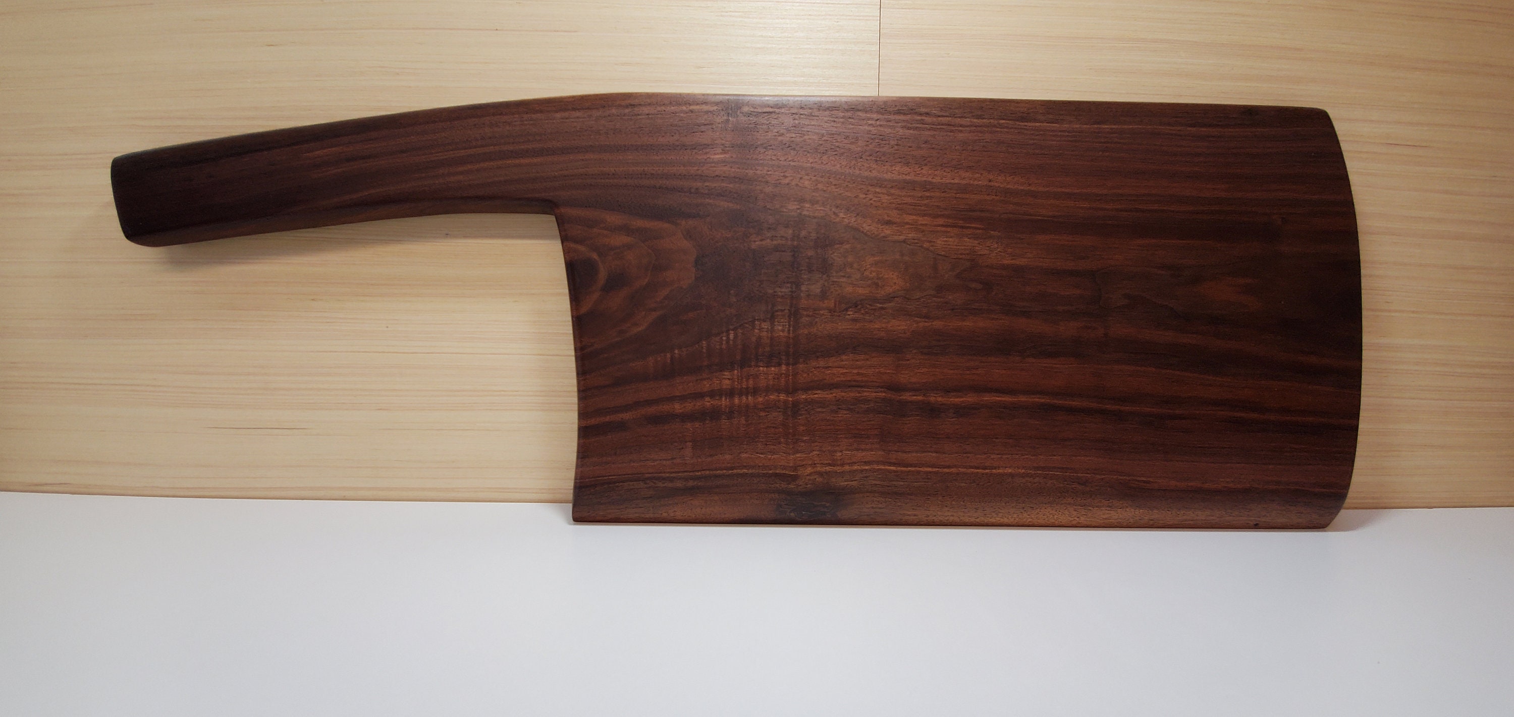 Extra Large Black Walnut Meat Cleaver Charcuterie Board - Etsy