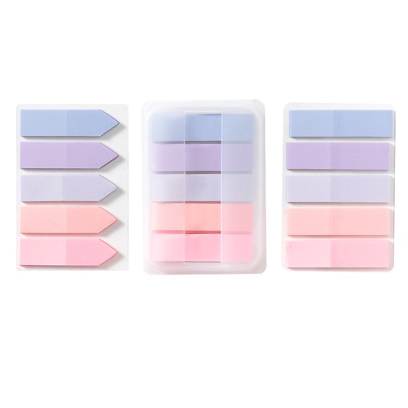 Set for 3 Pack Color Divider Note Sticker Transparent Page - Etsy