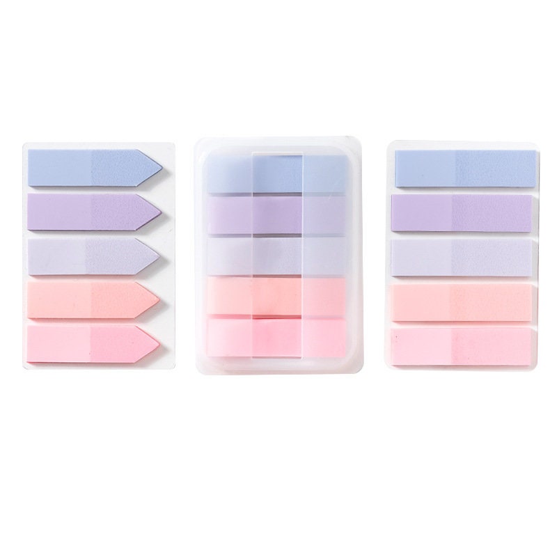 Set for 3 Pack Color Divider Note Sticker Transparent Page - Etsy