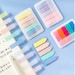 Set for 3 Pack Color Divider Note Sticker, Transparent Page Flags in ...