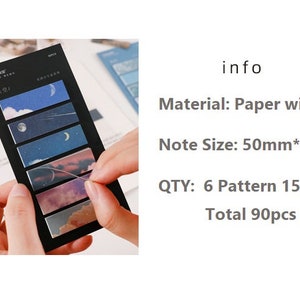 Beautiful Scenery Series Sticky Notes, Daisy Flower/ocean/fireworks ...