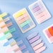 Set for 3 Pack Color Divider Note Sticker, Transparent Page Flags in ...