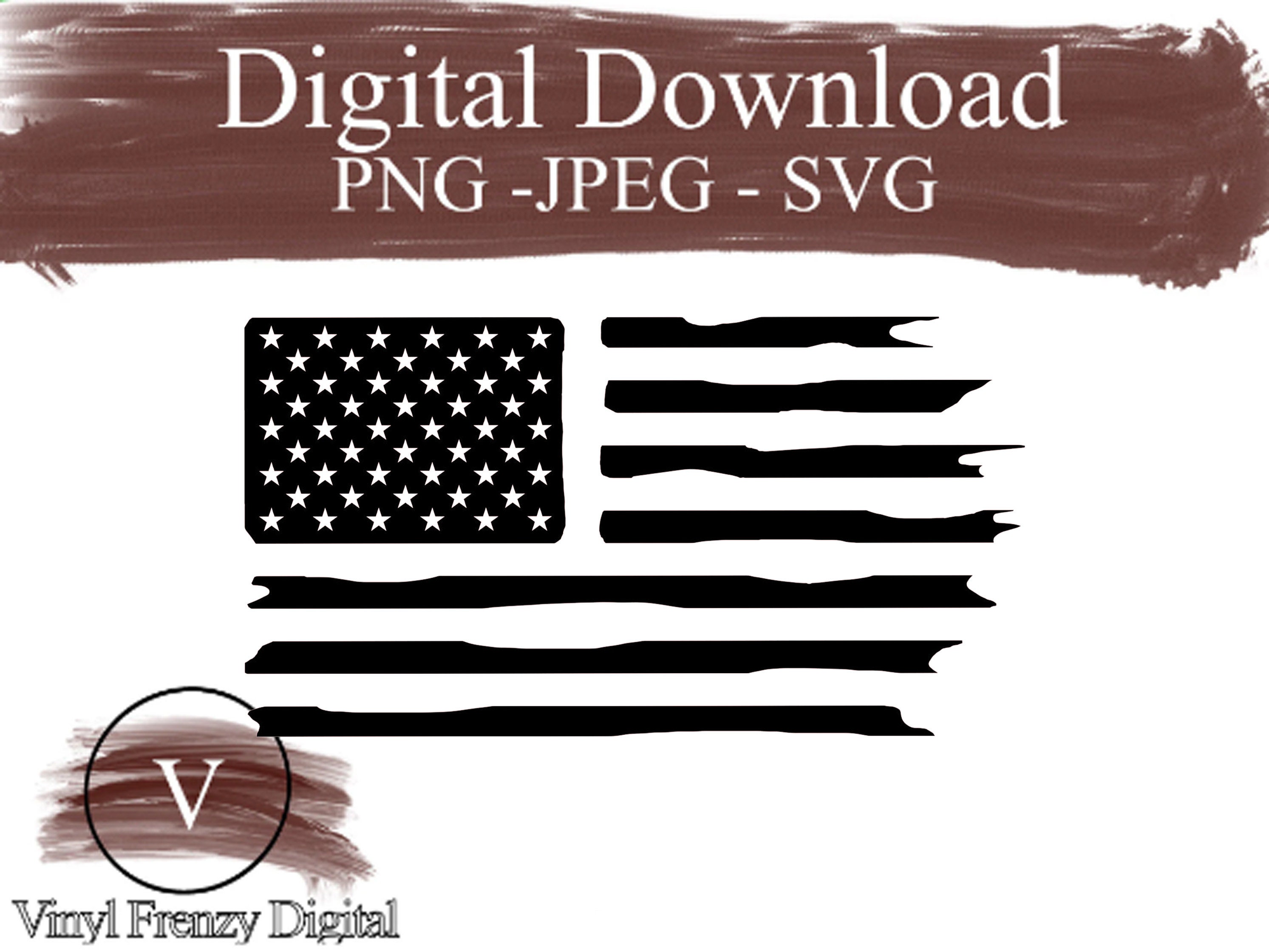 Distressed Flag Digital Download Svg Png Jpeg | Personal Use Only ...