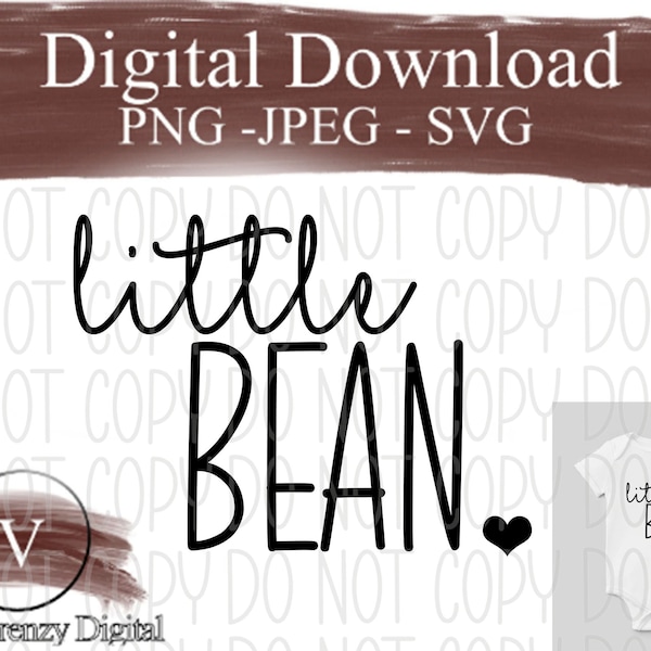 Little Bean Png - Etsy