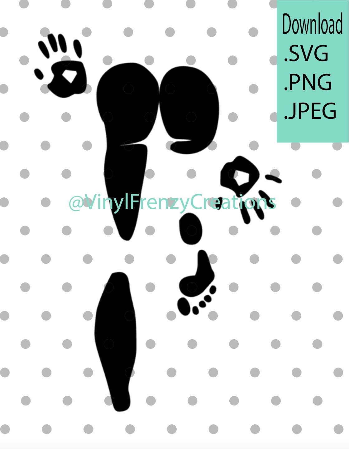 Viral Tik Tok Body Art Digital Download Svg Cut Fie for | Etsy
