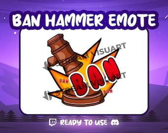 Twitch Hammer Emote - Etsy