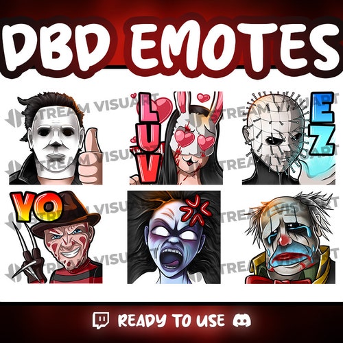 Twitch Emotes Dead by Daylight Huntress Dbd Discord - Etsy
