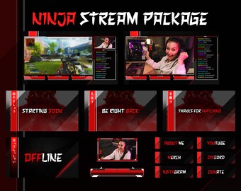 Twitch Overlay Ninja - Etsy
