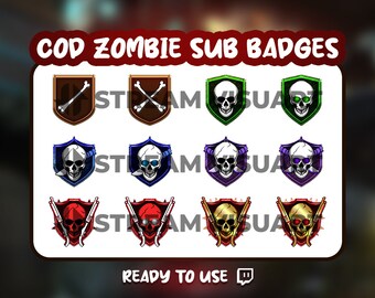 Zombie Twitch Badges - Etsy
