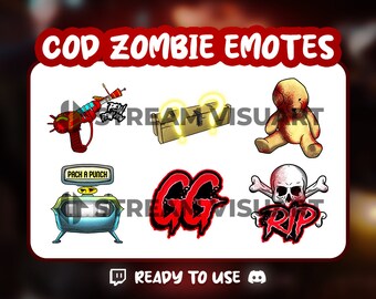 Cod Zombies Twitch Emotes - Etsy