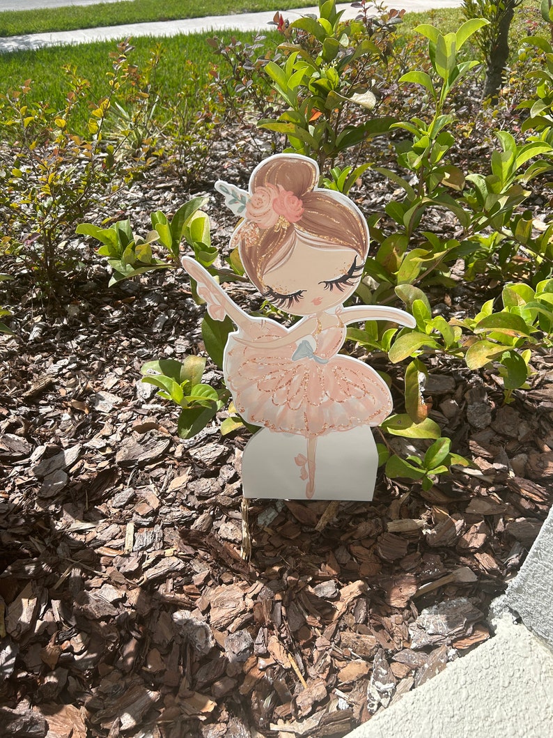 Ballerina Standee Prop Party Decorations - Etsy