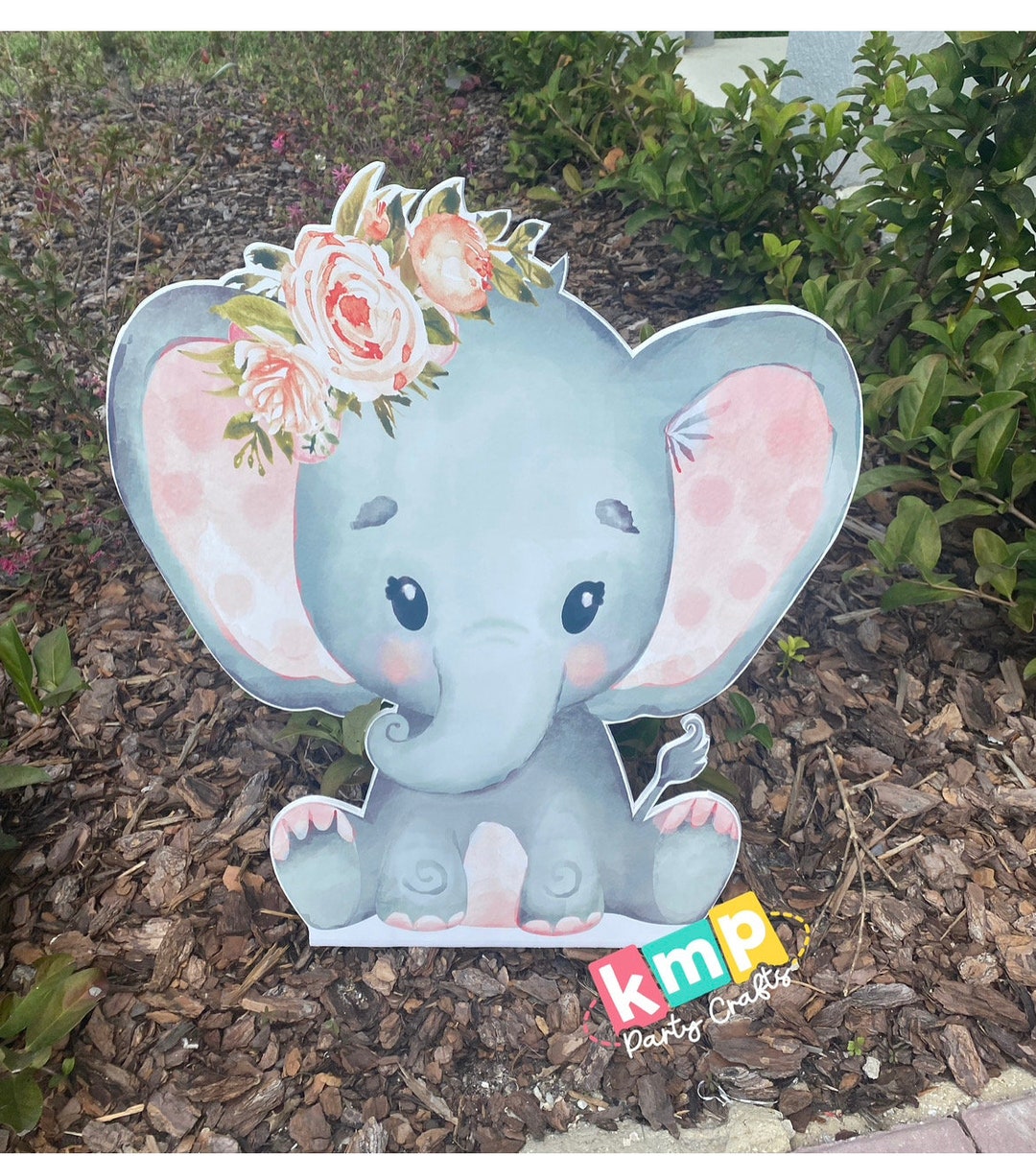 Elephant Standee Prop Party Decorations - Etsy