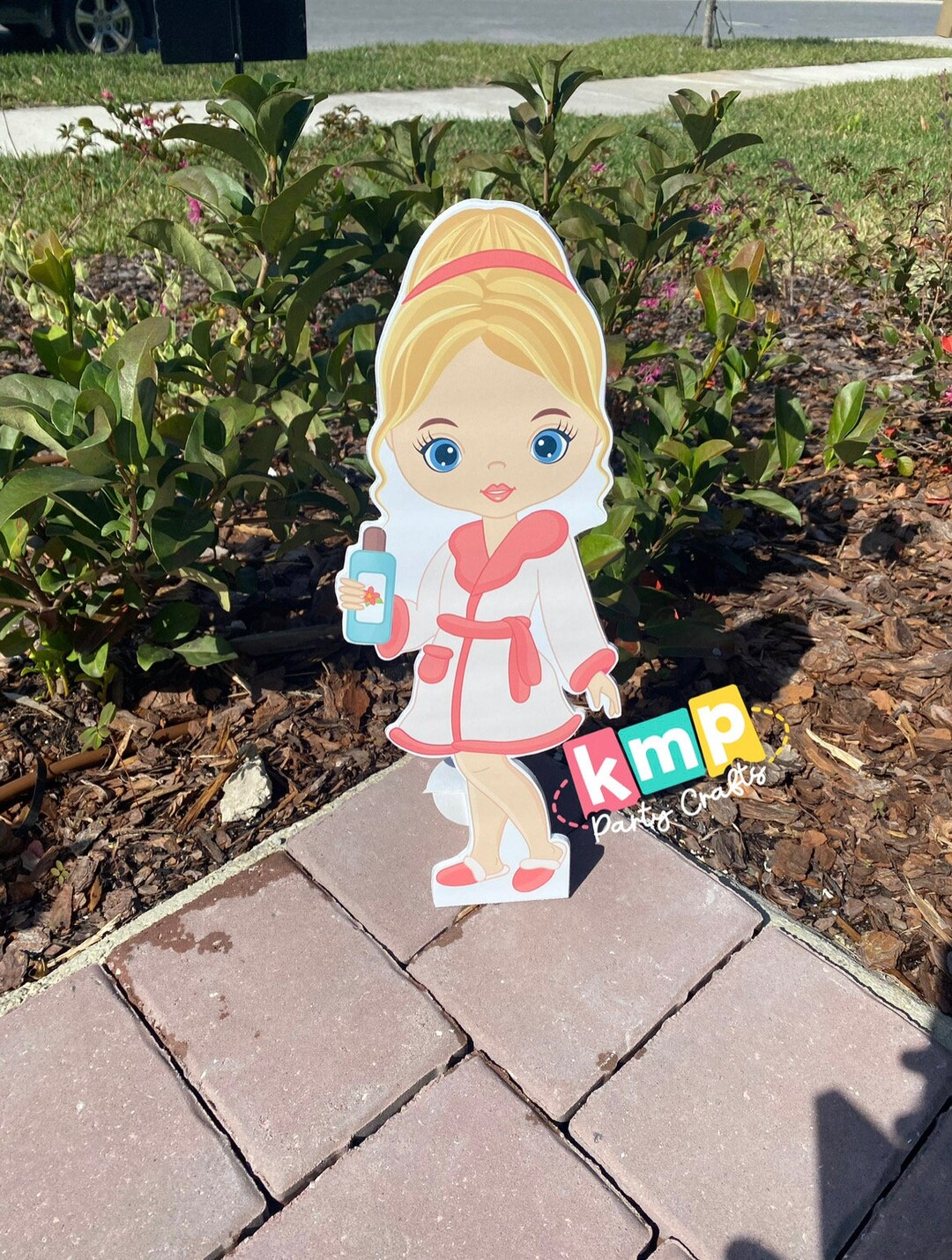 Spa Standee Prop Party Decorations - Etsy