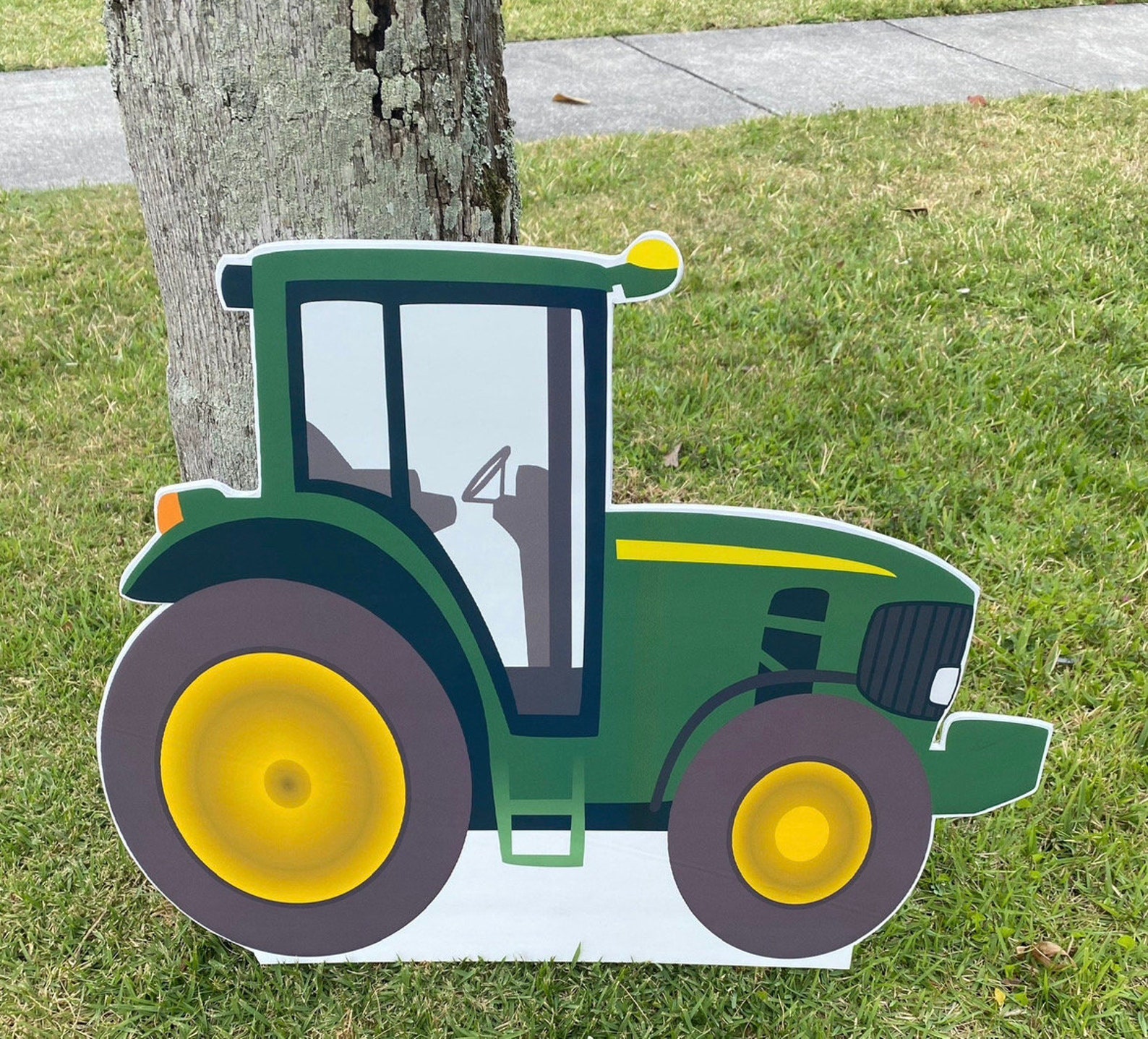 Green Tractor Farm Standee Prop Party Decorations - Etsy