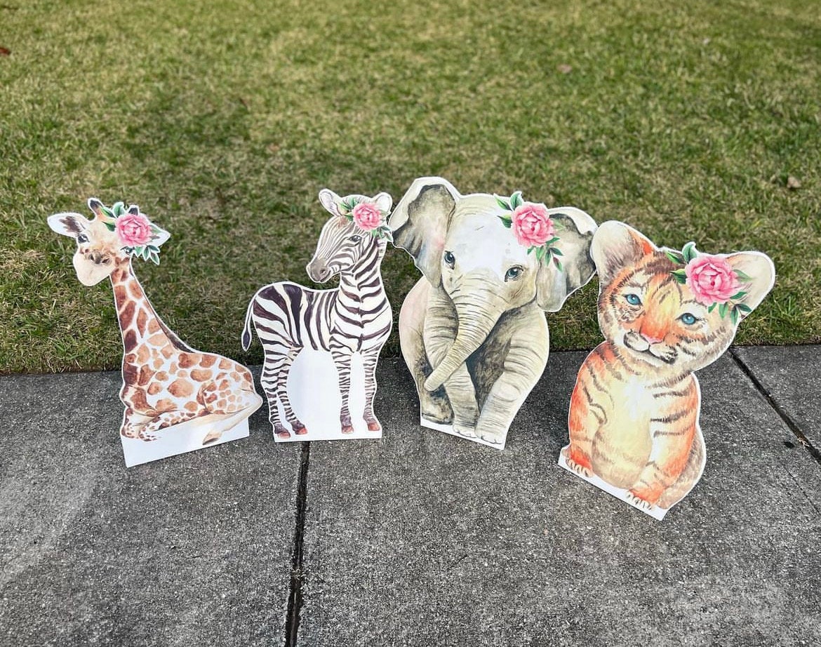 Safari Standee Prop Party Decorations - Etsy