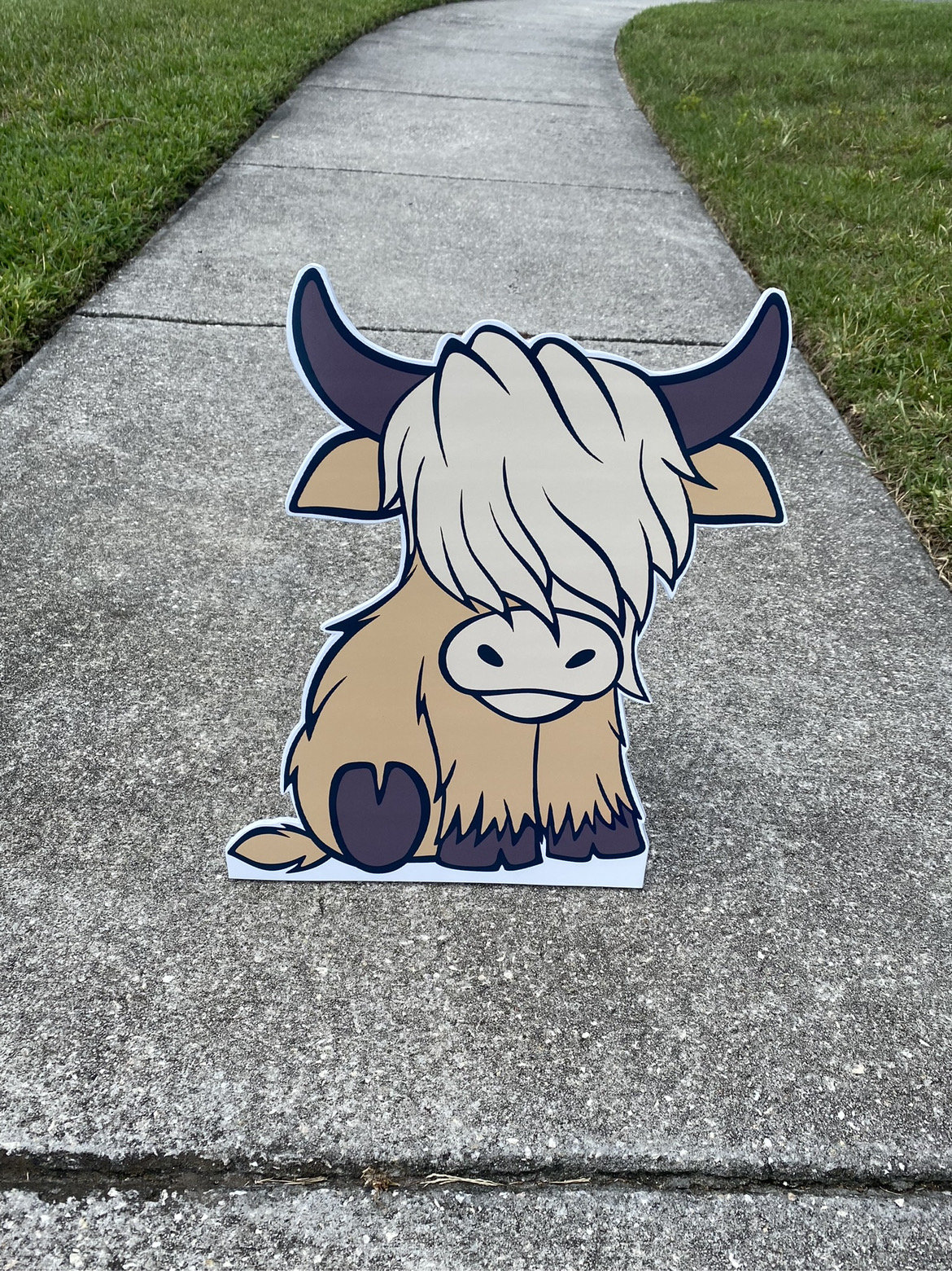 Highland Cow Standee Prop Party Decorations - Etsy