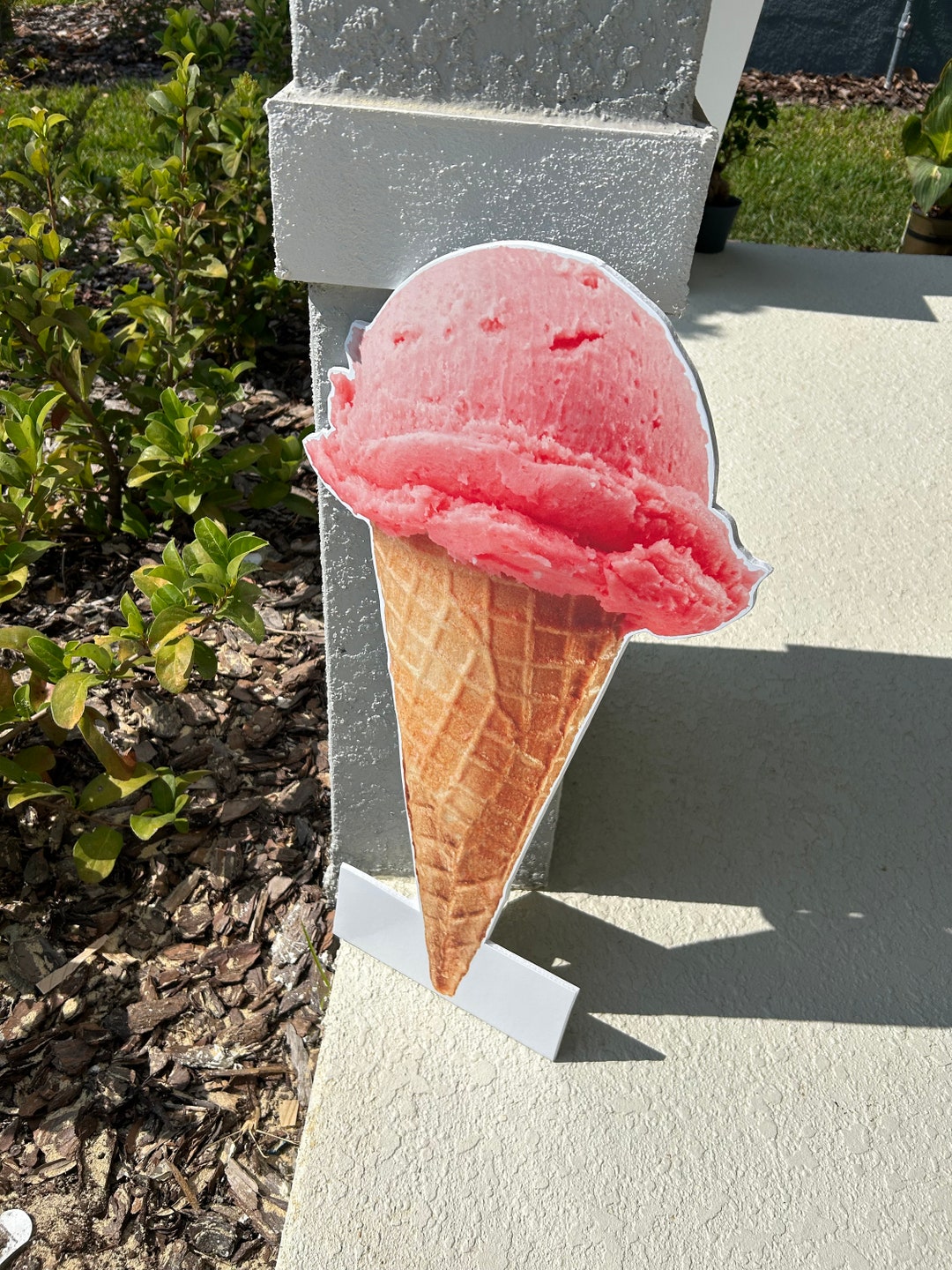 Ice Cream Standee Prop Party Decorations - Etsy