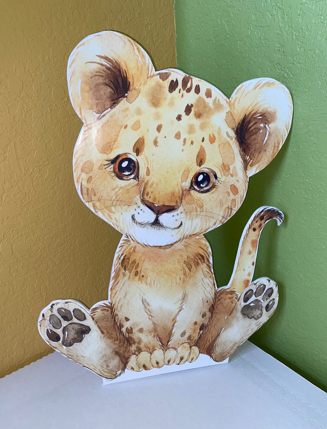 Baby Lion Standee Prop Party Decorations - Etsy