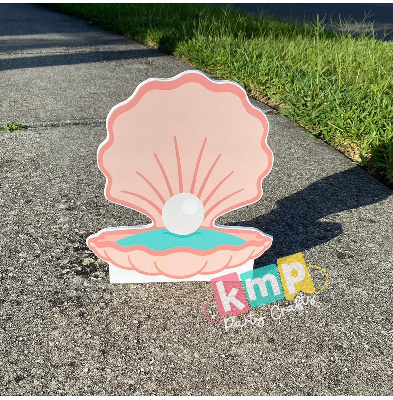 Clam Standee Prop Party Decorations - Etsy