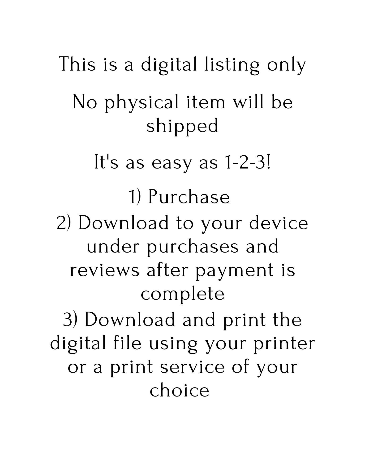 Christmas Wish List Printable Holiday Digital Print Instant Download ...