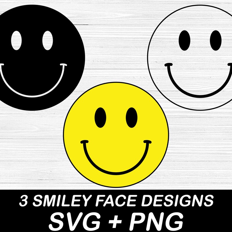 Smiley Face Card - Etsy
