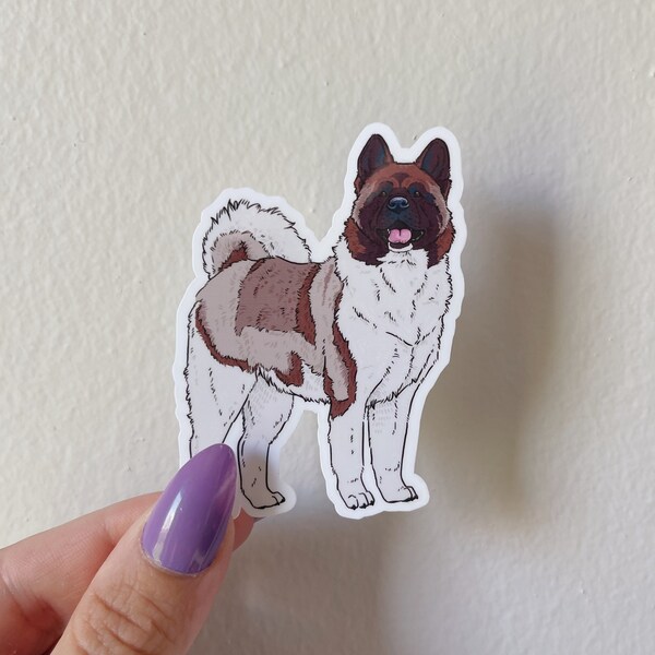 Akita Sticker - Etsy