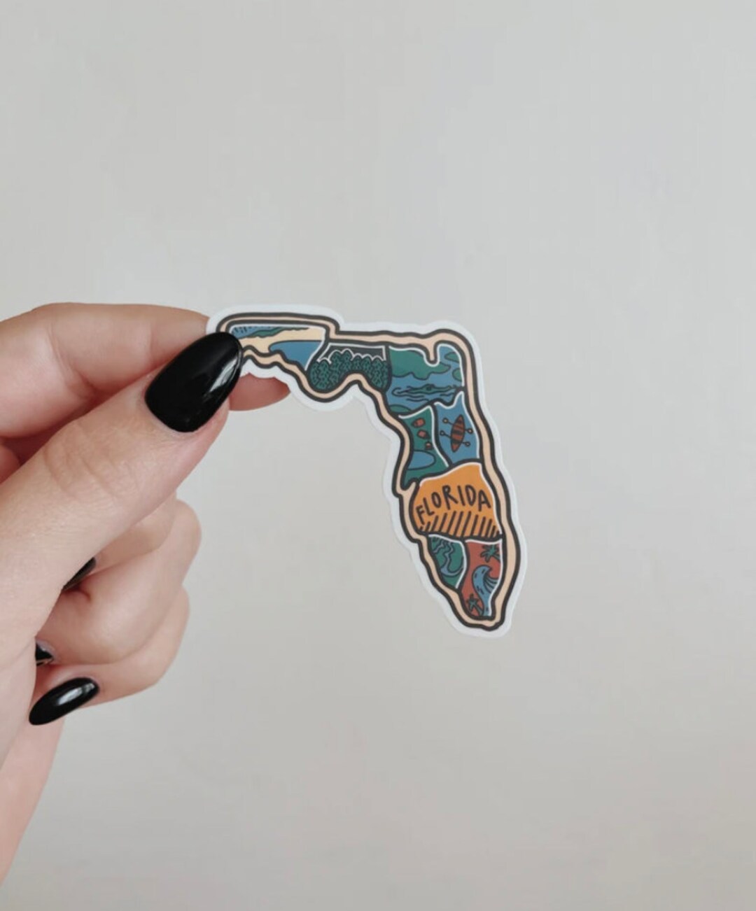 Florida State Sticker - Etsy