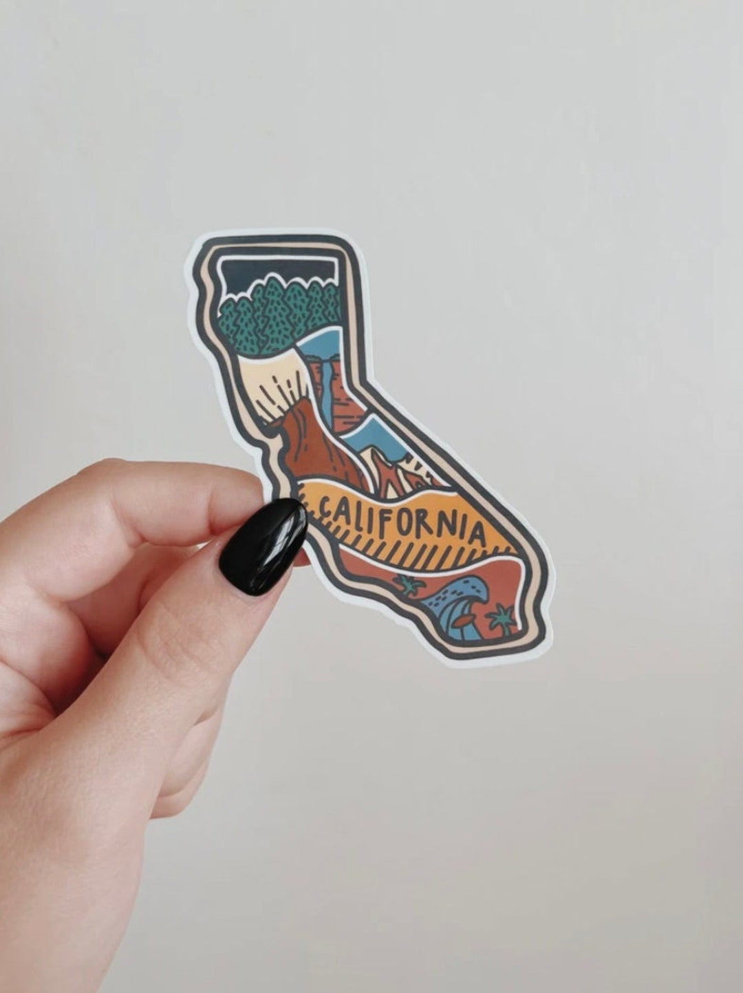 California State Sticker - Etsy