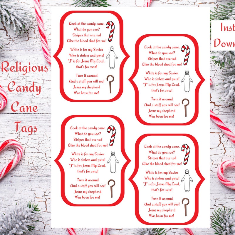 Candy Cane Puzzle - Etsy