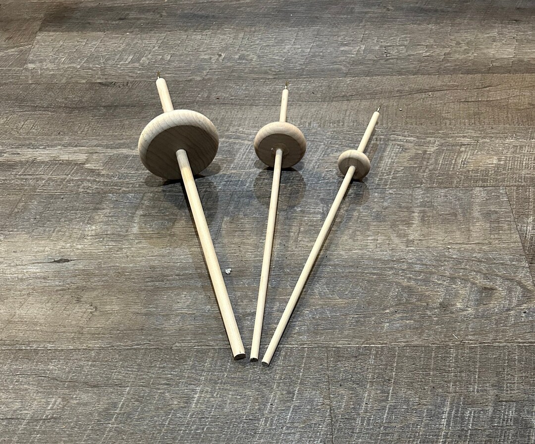 Handmade Drop Spindle With Starter Pack: Yarn Spinning Tool - Etsy