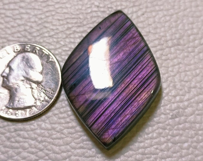 WONDERFUL~PURPLE High Flashy Cabochon Fancy Shape Labradorite Gemstone ...