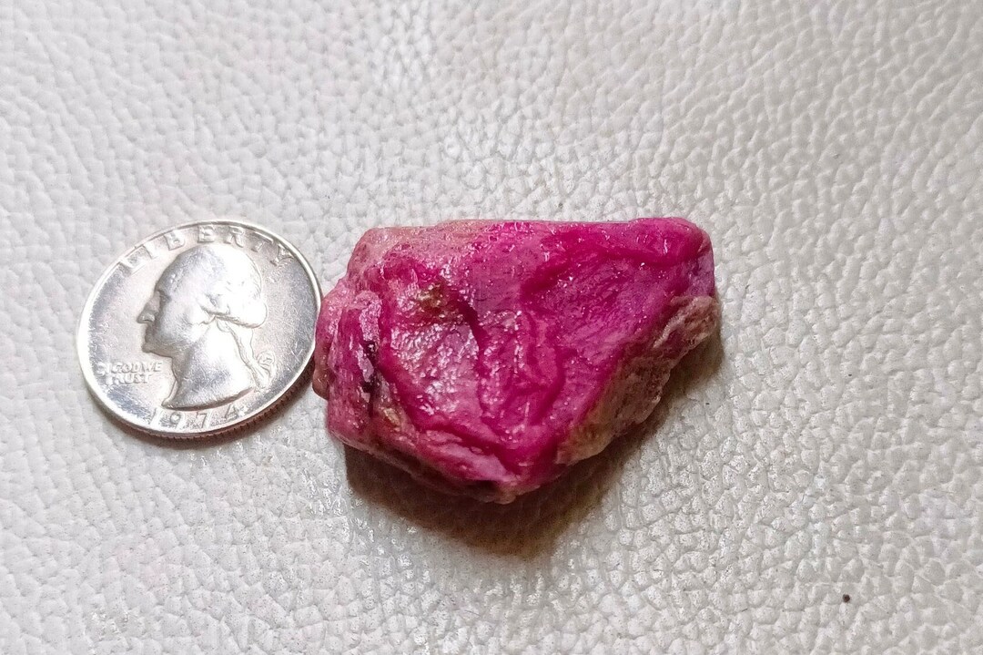Genuine Pink Ruby Gemstone, Natural Pink Ruby Gemstone, Natural Raw ...