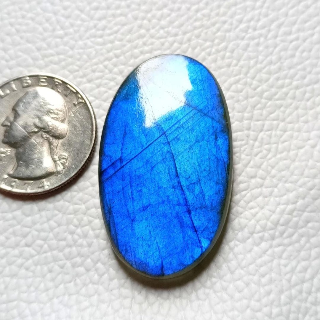 Dark Blue High Quality Super Blue Labradorite, Gemstone Oval Shape ...