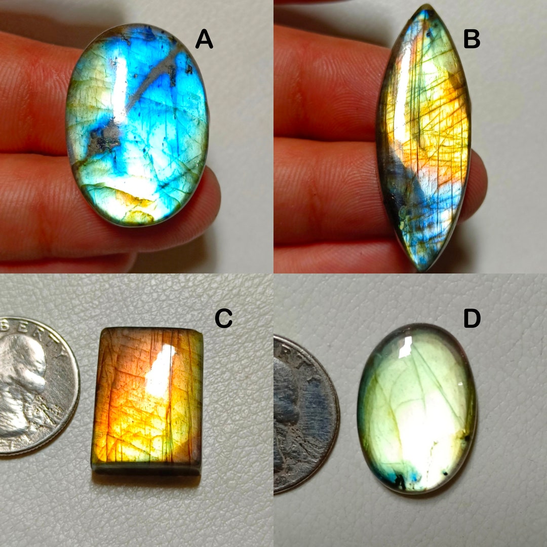Super Quality Yellow Fire Labradorite Cabochon, Wholesale High Hand ...