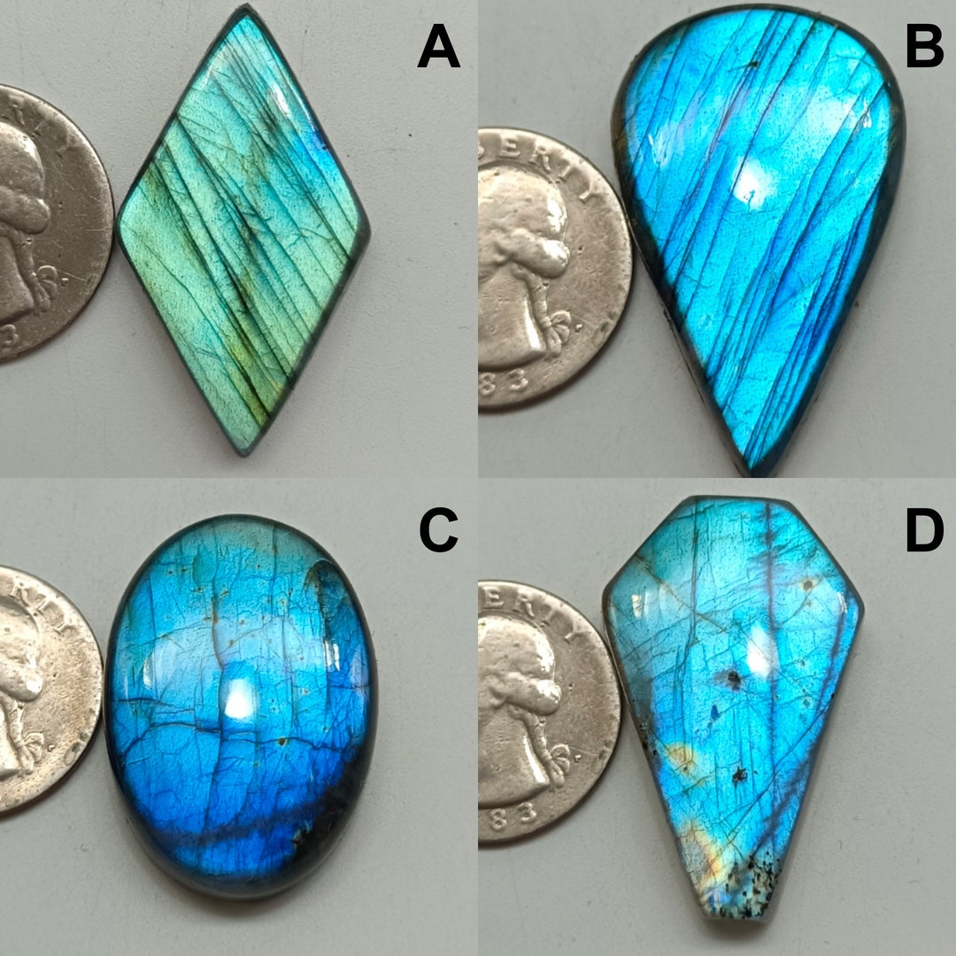 Buy Beautiful Blue Labradorite Mix Shape Labradorite Cabochon Natural ...