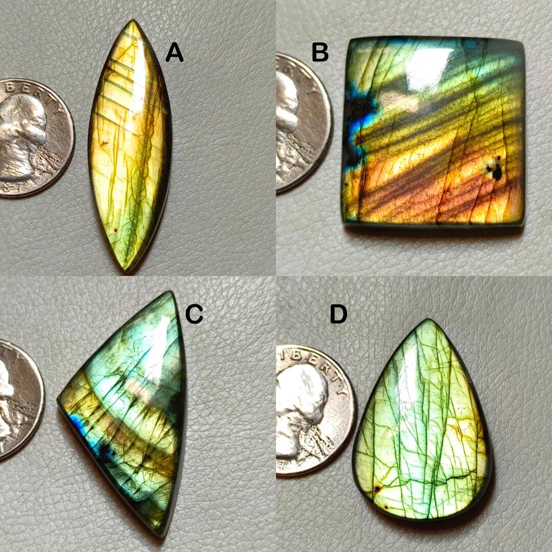 AAA+++ Super Quality Labradorite Cabochon, High Hand Polished Gemstone ...