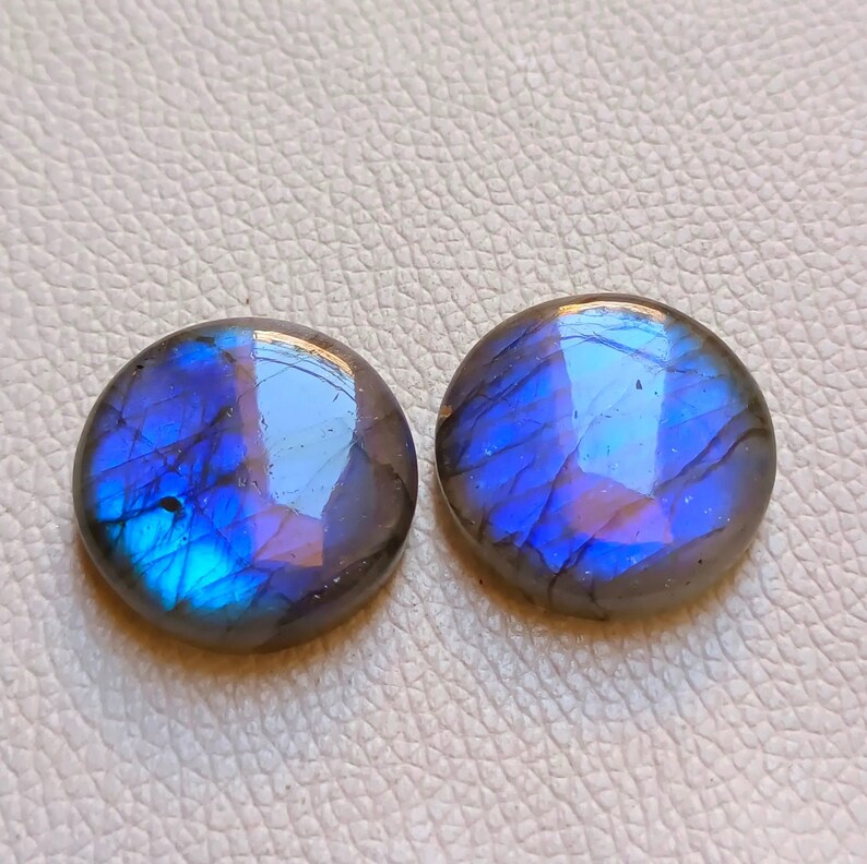 CLASSIC 25x25 Mm Calibrated Round Deep Blue Labradorite - Etsy