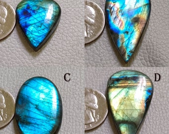 Very Rarebeautiful Multi Color Labradorite Cabochon,gemstone,semi ...