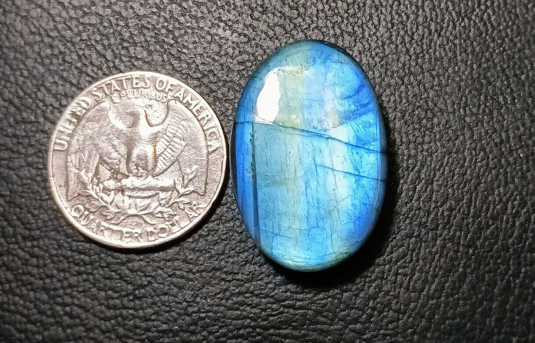 Blue Labradorite Gemstone Cabochon, Oval Shape Gemstones, Best for ...